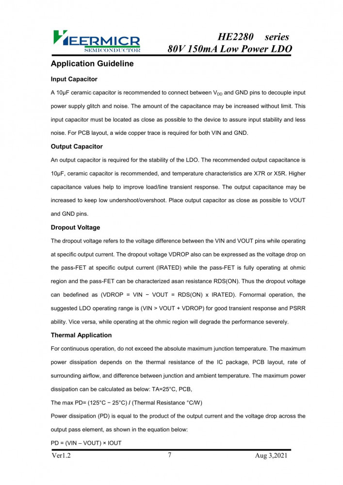 HE2280 series datasheet page 7