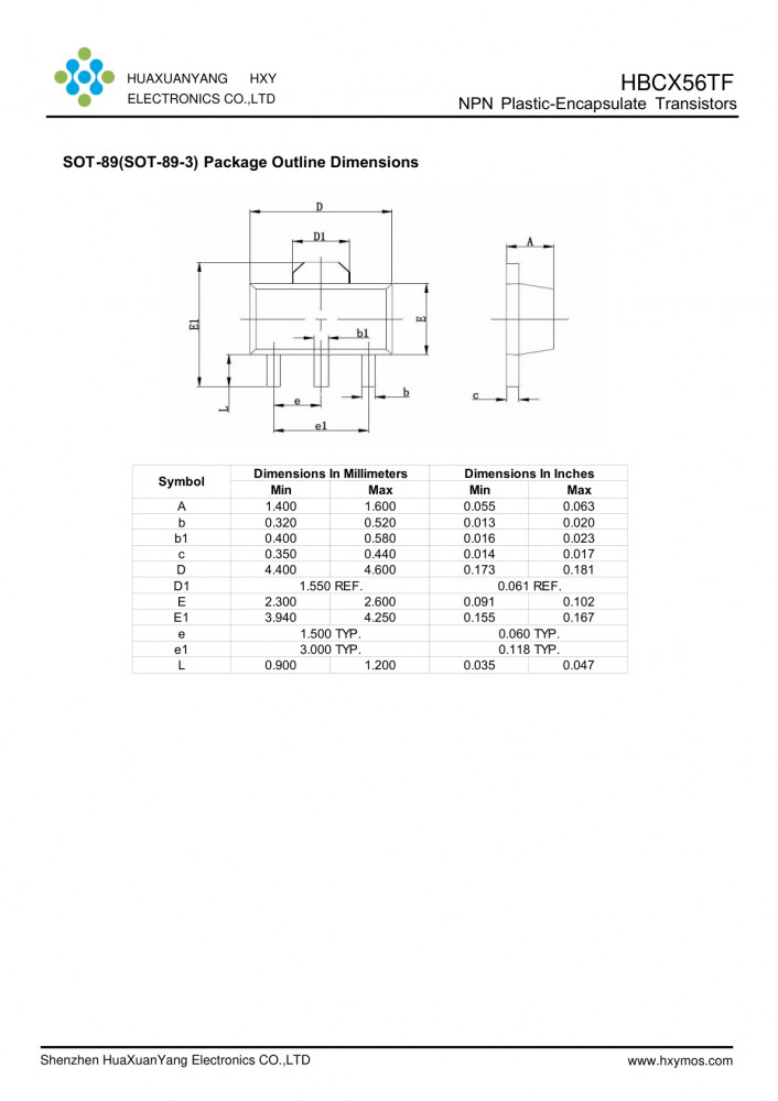 HBCX56TF datasheet page 4