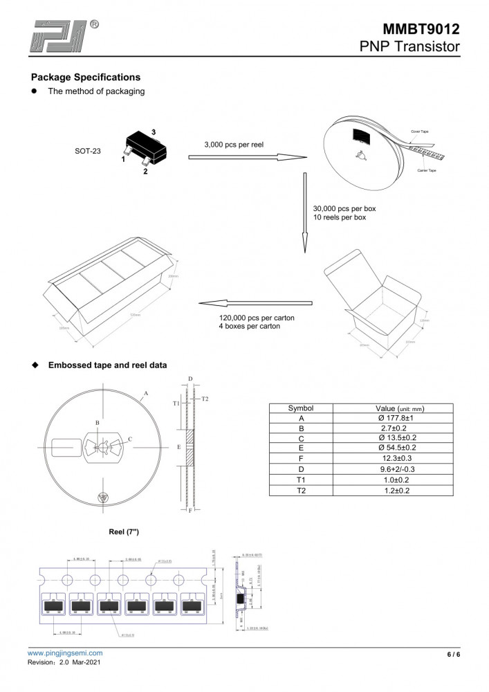 MMBT9012H datasheet page 6