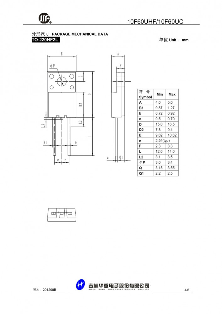10F60UHF datasheet page 4