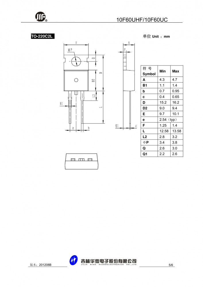 10F60UHF datasheet page 5