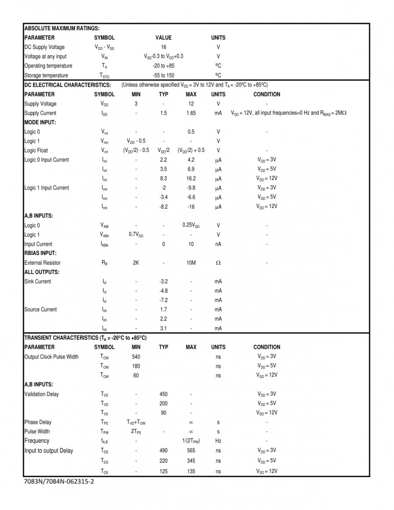 LS7083N-S technical document page 2