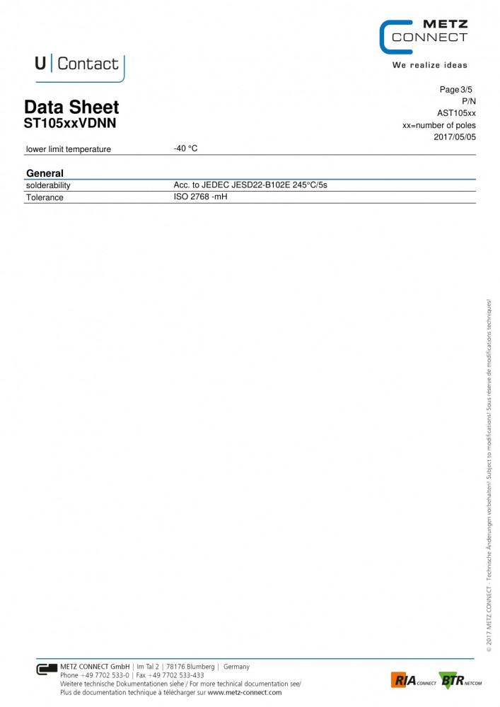 AST1050204 datasheet page 3