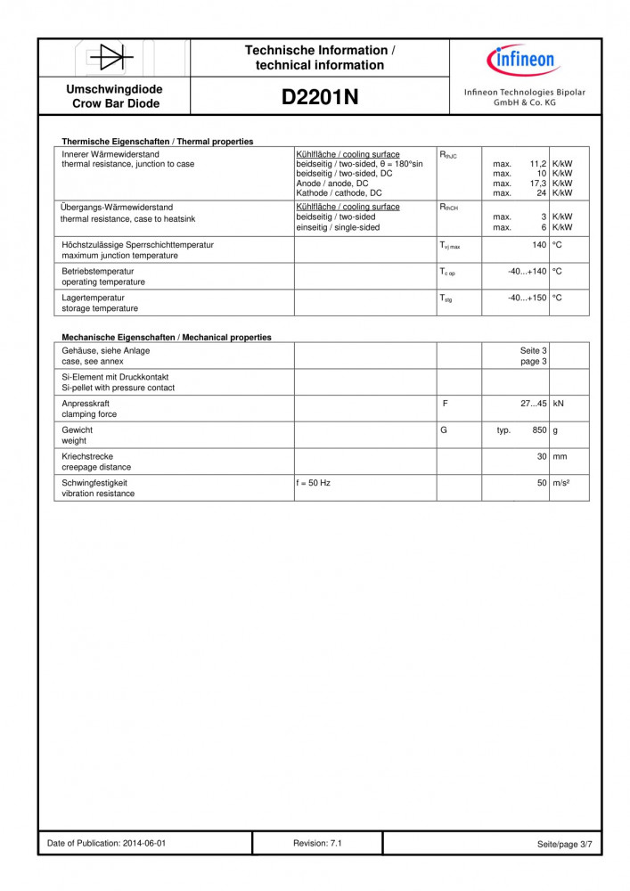 D2201N45T datasheet page 3