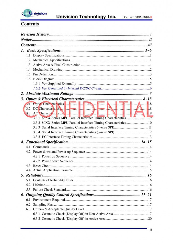 UG-2864HSWEG01 specification page 4
