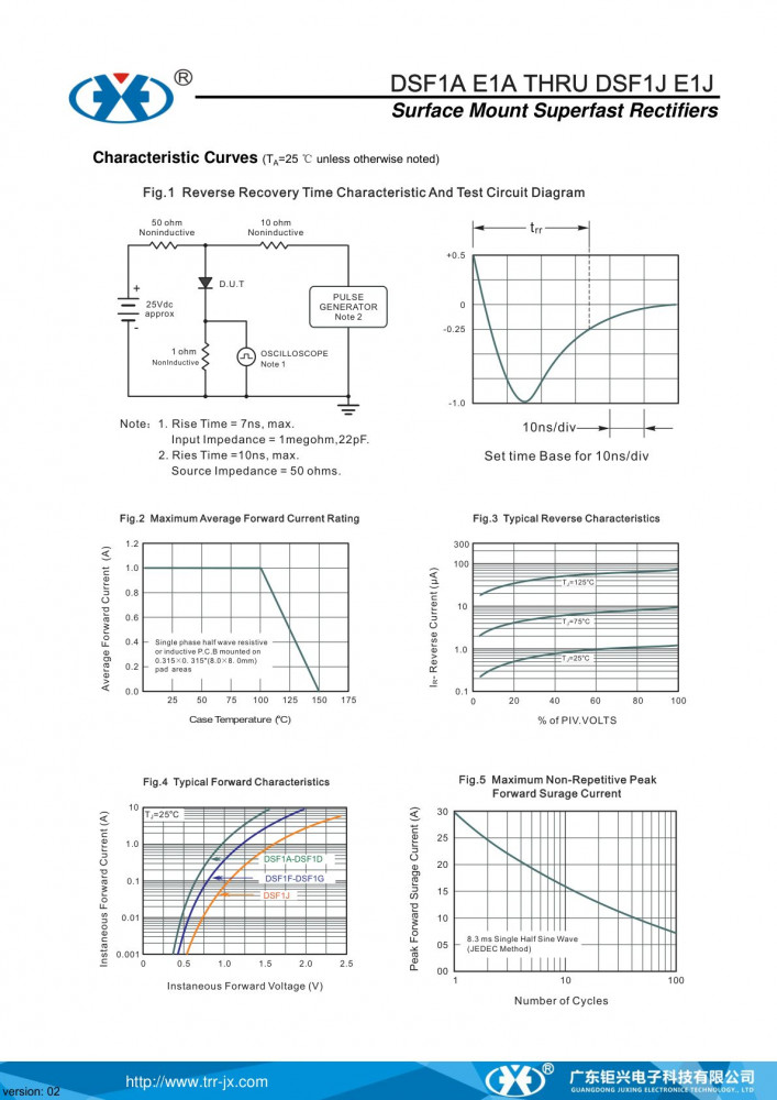 DSF1D E1D datasheet page 2