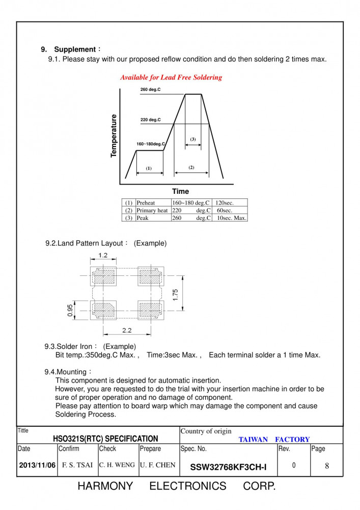SSW32768KF3CH-I specification page 8