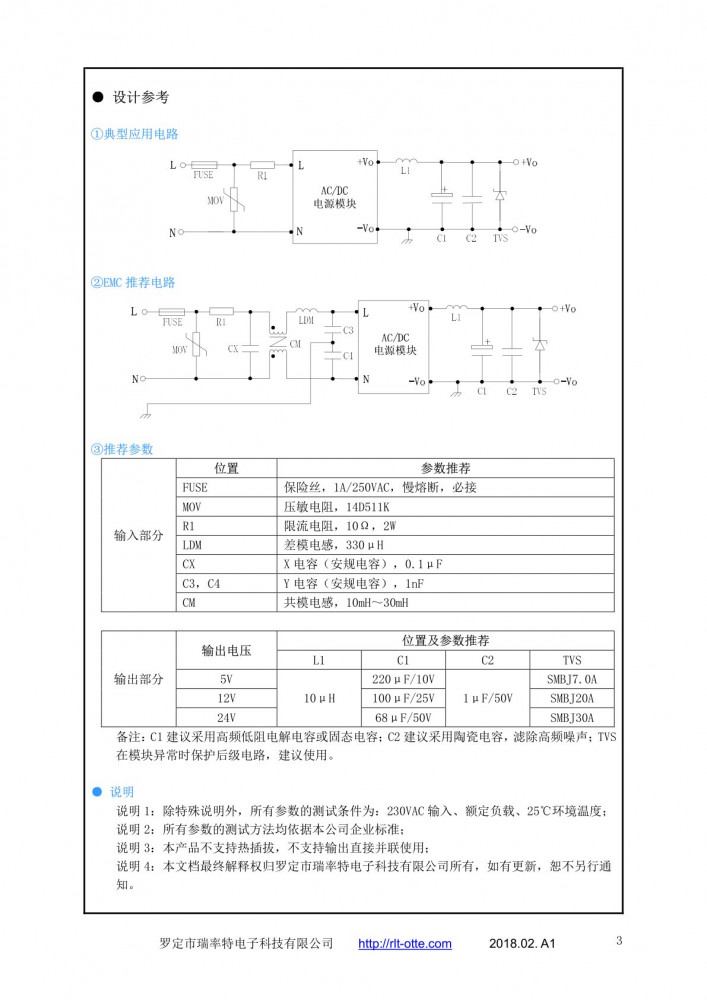 RLT NA03-T2S12 datasheet page 3