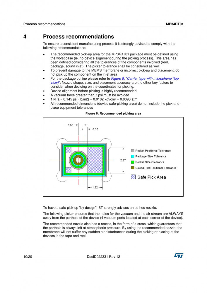 MP34DT01 datasheet page 10