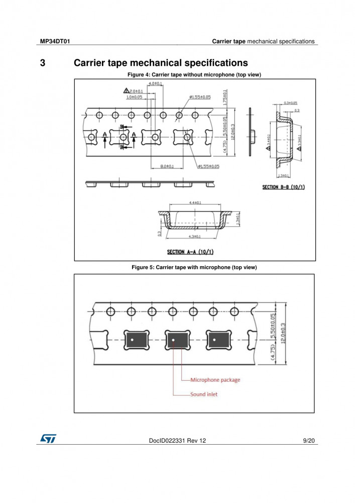 MP34DT01 datasheet page 9