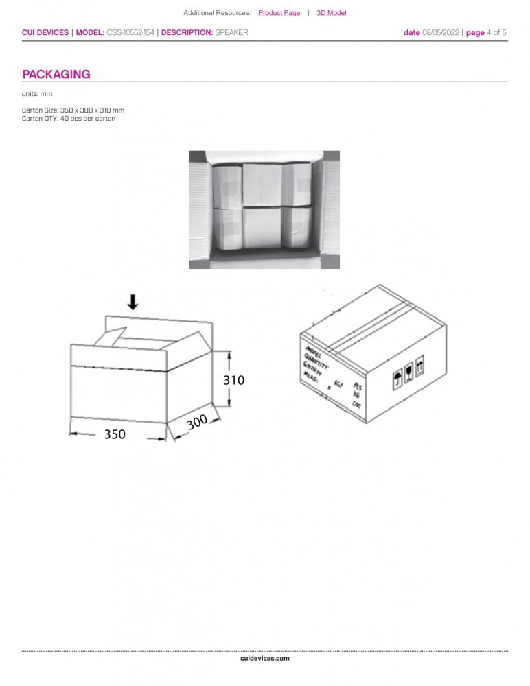 CSS-10552-154 datasheet page 4