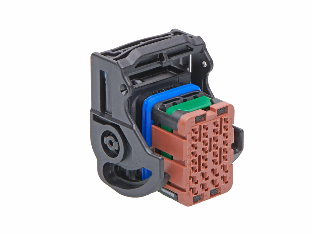 .635mm, 1.50mm, CMC Receptacle, 32 Circuits, Right Wire Output, Brown Coding, Mat Sealed for sale