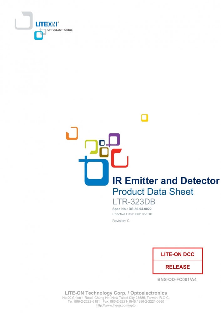 LTR-323DB datasheet page 1