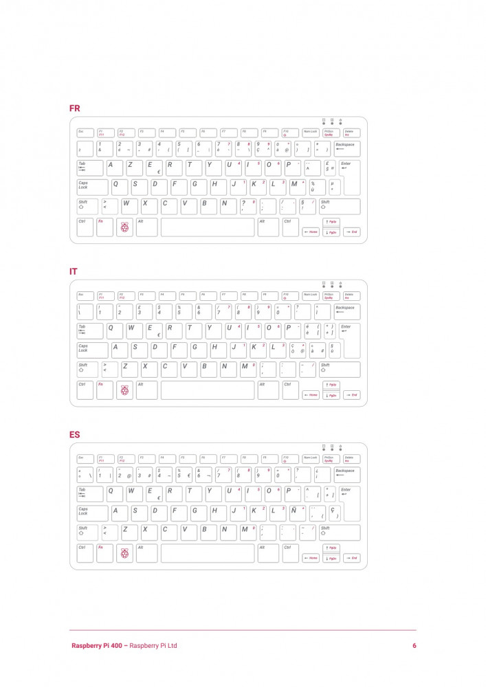 Raspberry Pi 400 document page 6