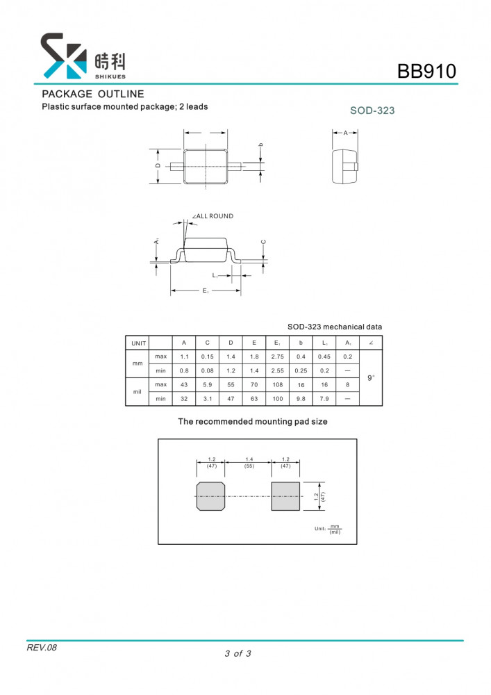 BB910 technical document page 3