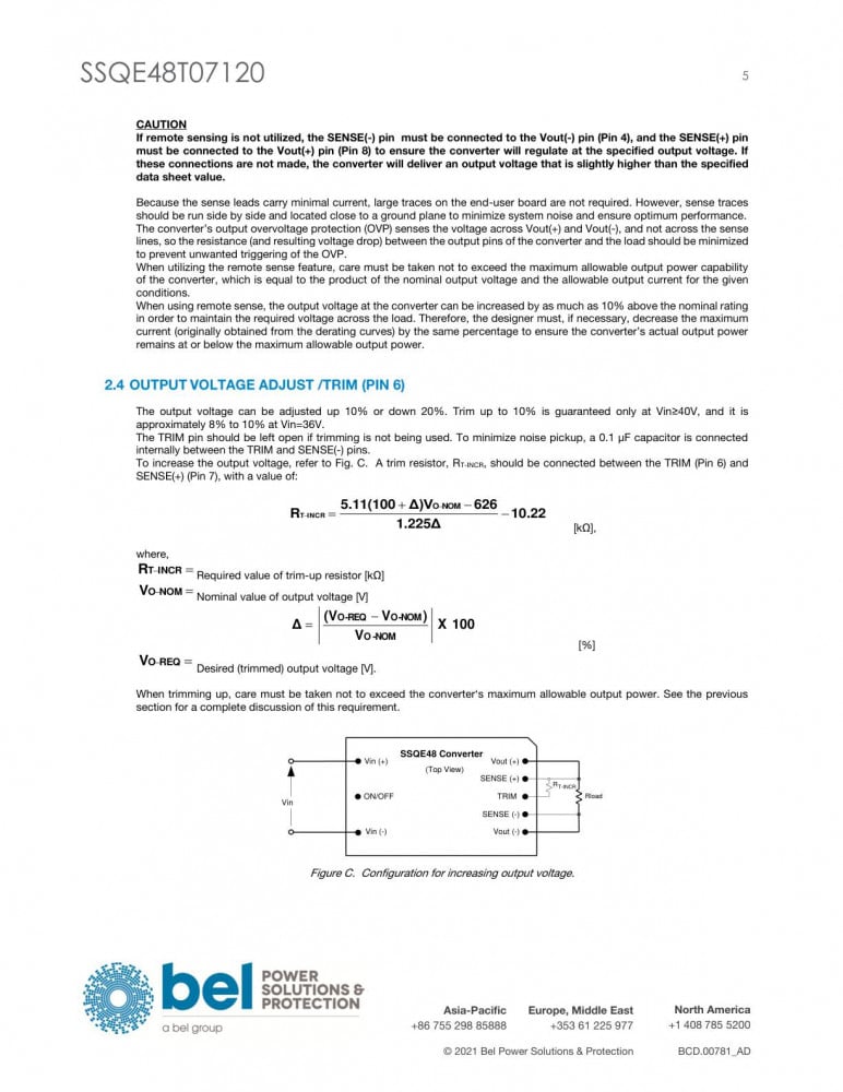 SSQE48T07120 datasheet page 5