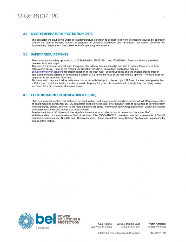 SSQE48T07120 datasheet page 7