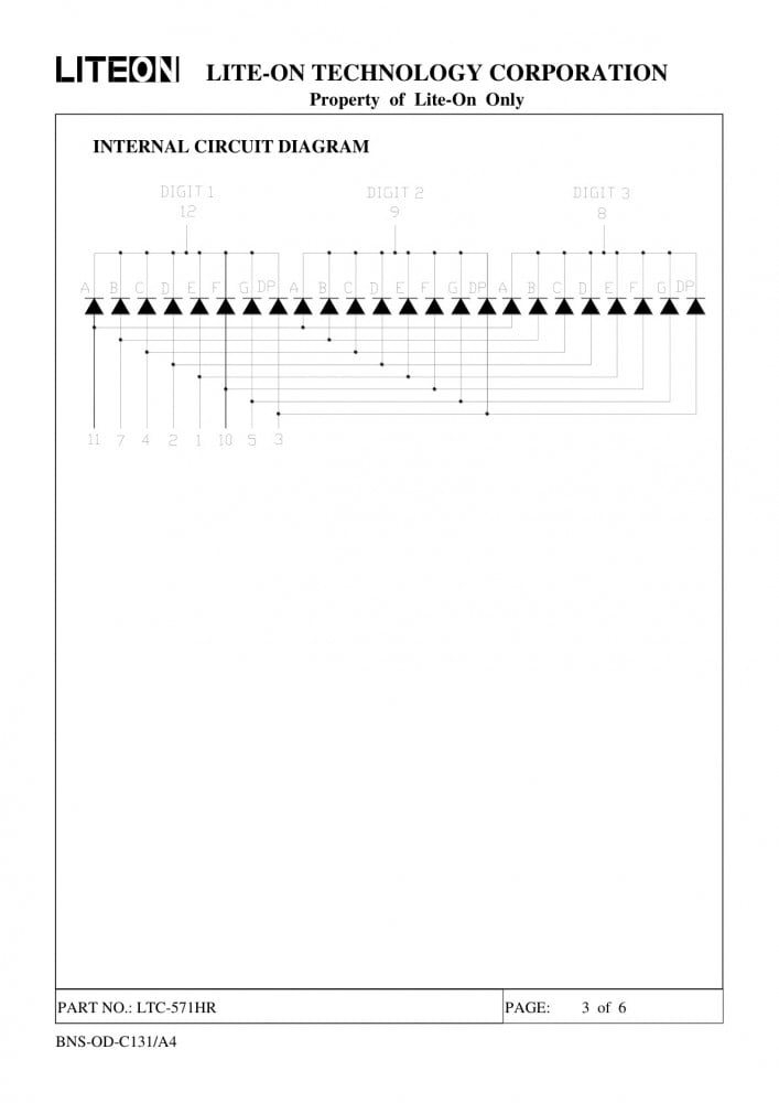 LTC-571HR datasheet page 4