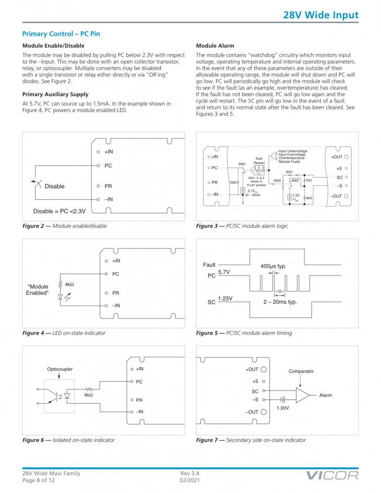 VICOR converter documentation page 8