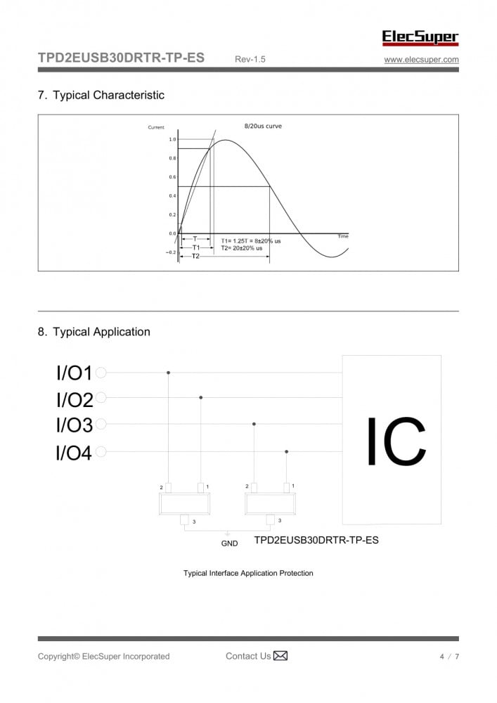 TPD2EUSB30DRTR-TP-ES datasheet page 4