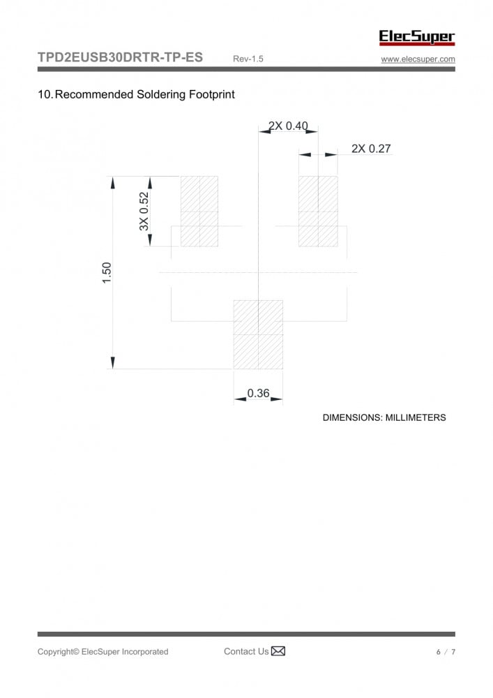 TPD2EUSB30DRTR-TP-ES datasheet page 6