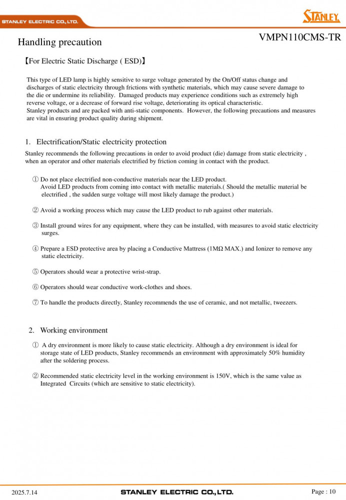 VMPN110CMS datasheet page 10