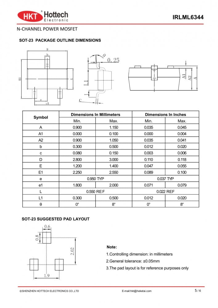 IRLML6344 datasheet page 5