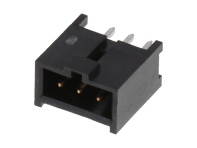 C-Grid III PCB Header, 2.54mm Pitch, Through Hole, Single Row, Vertical, Shrouded, 5 Circuits, Tin (Sn) Plating