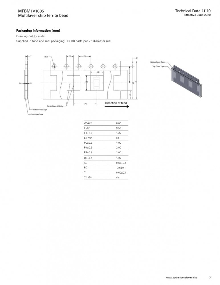 MFBM1V1005 datasheet page 3