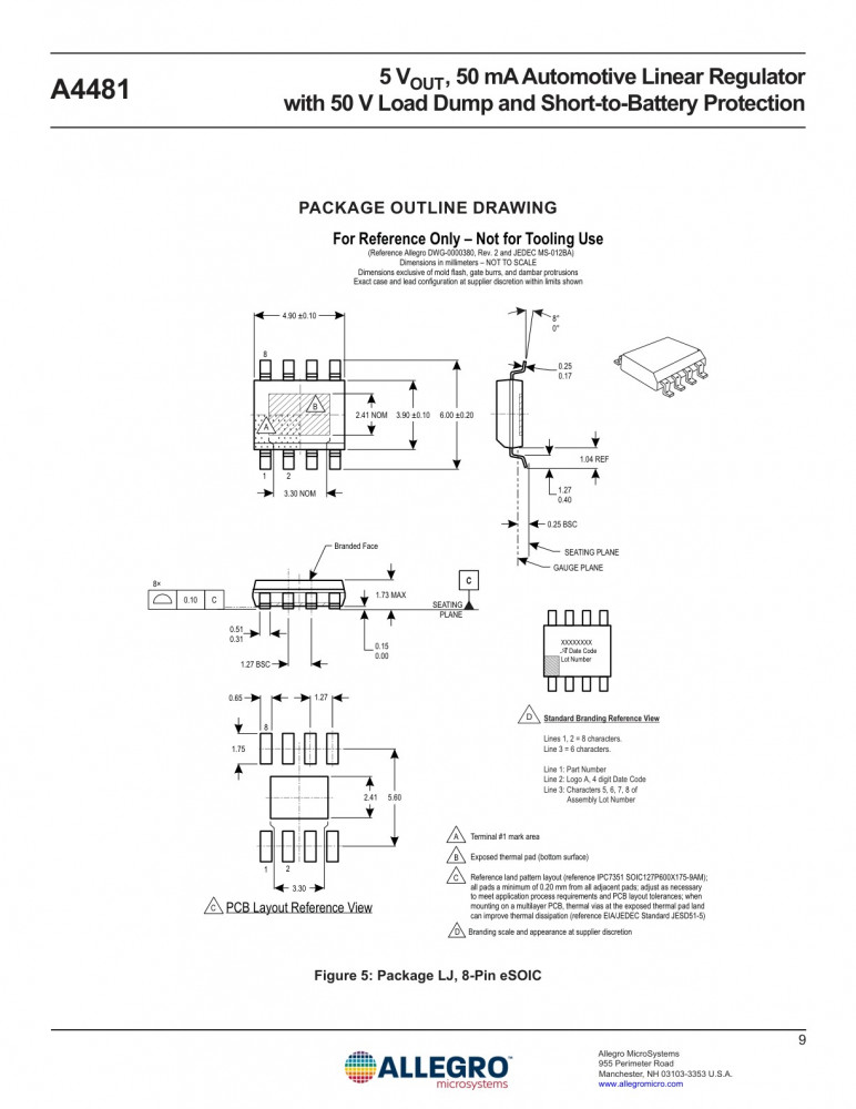 A4481KLJTR-T datasheet page 9