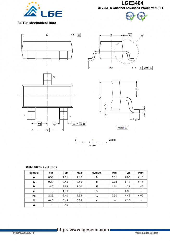 LGE3404 datasheet page 5