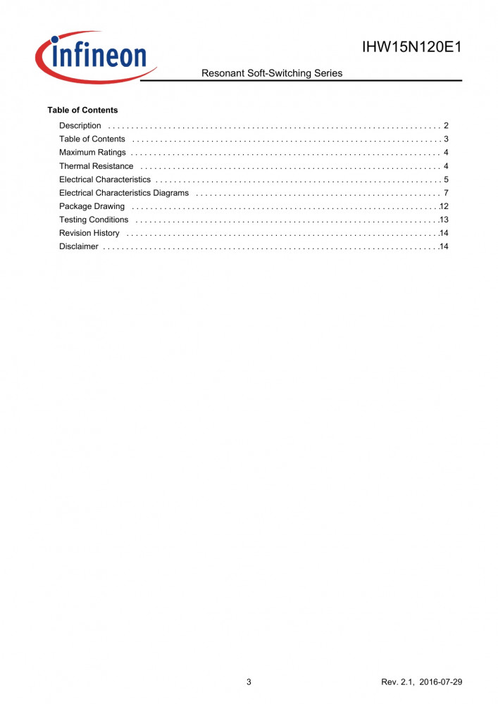 IHW15N120E1 datasheet page 3