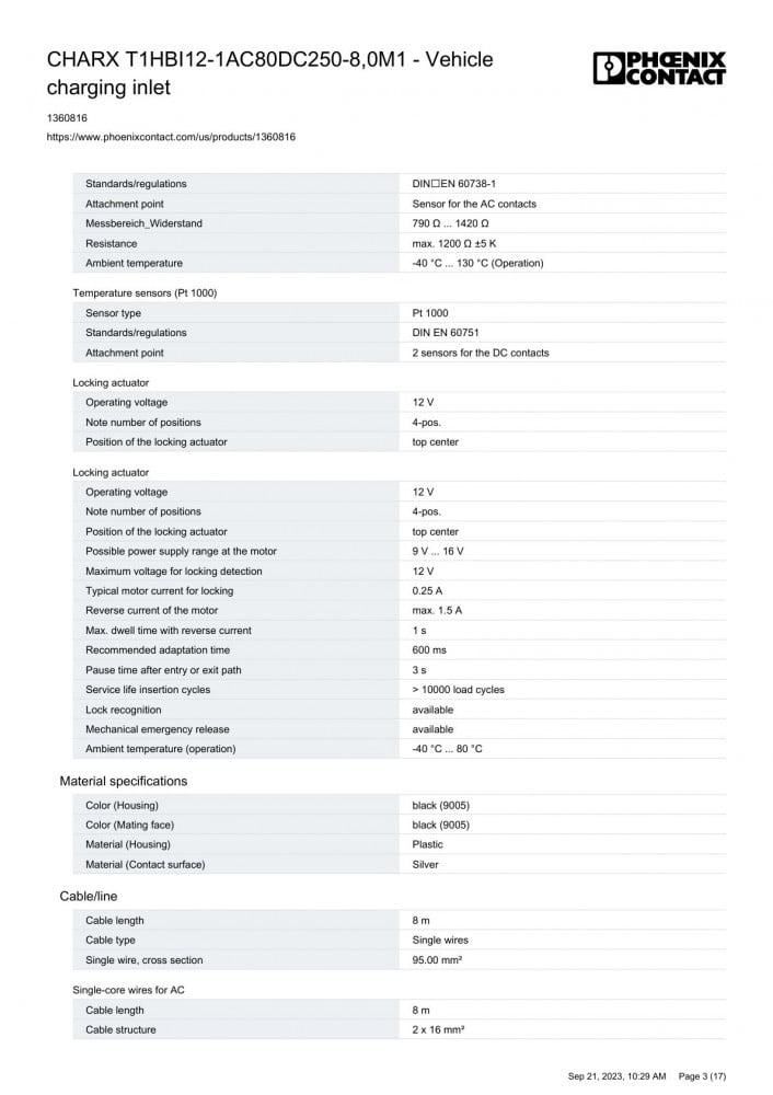 Phoenix Contact 1360816 documentation page 3