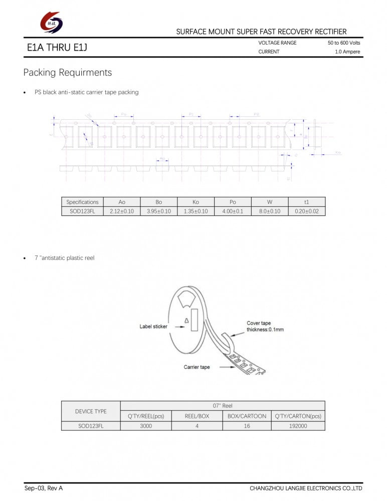 LangJie E1D datasheet page 4