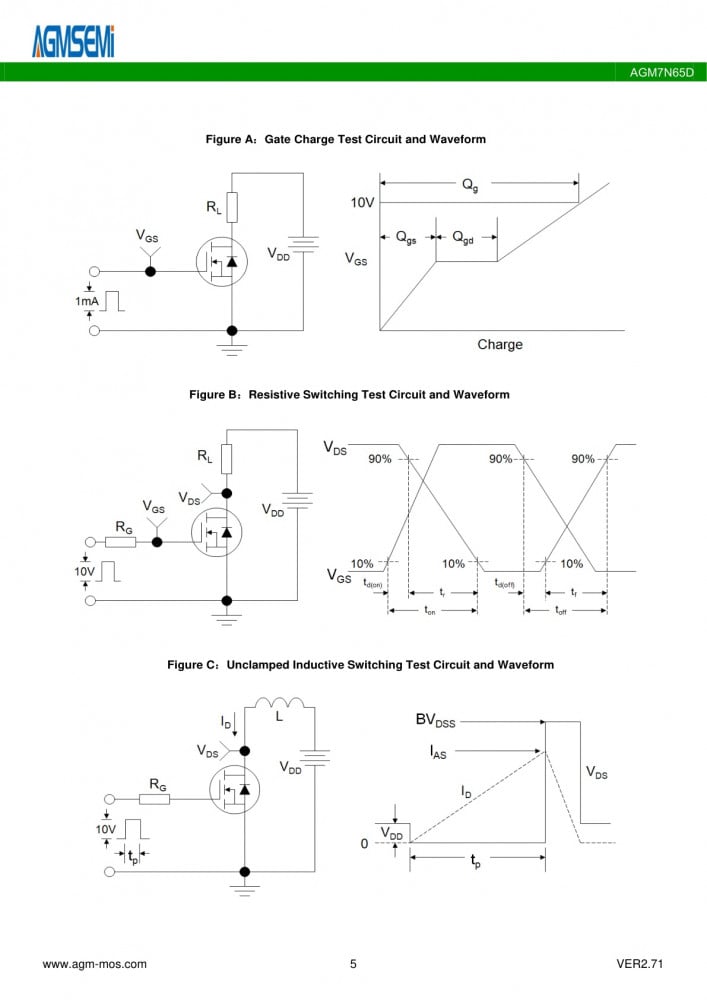 AGM7N65D datasheet page 5