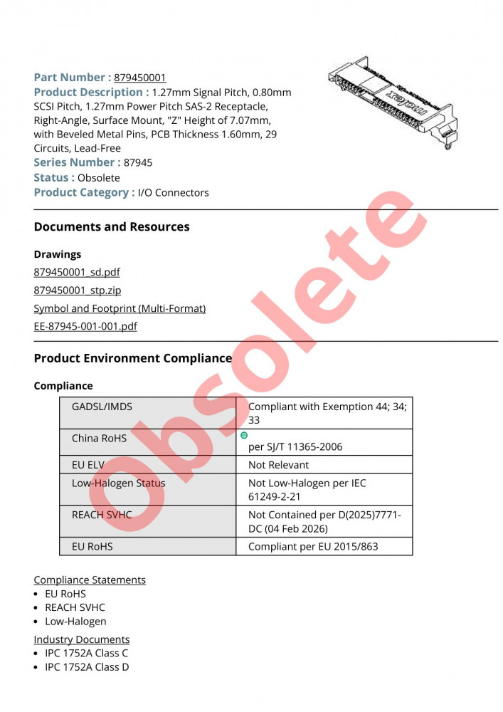 879450001 technical document page 1