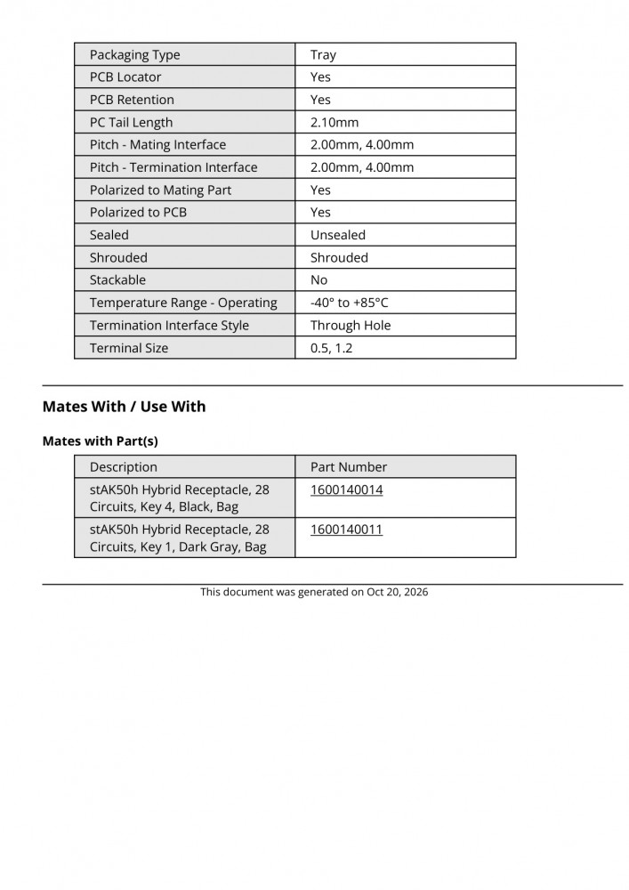 MOLEX 1600132641 technical document image 3