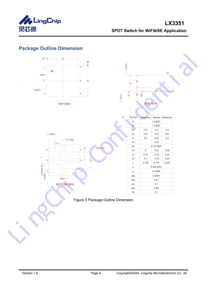 LX3351 datasheet page 8