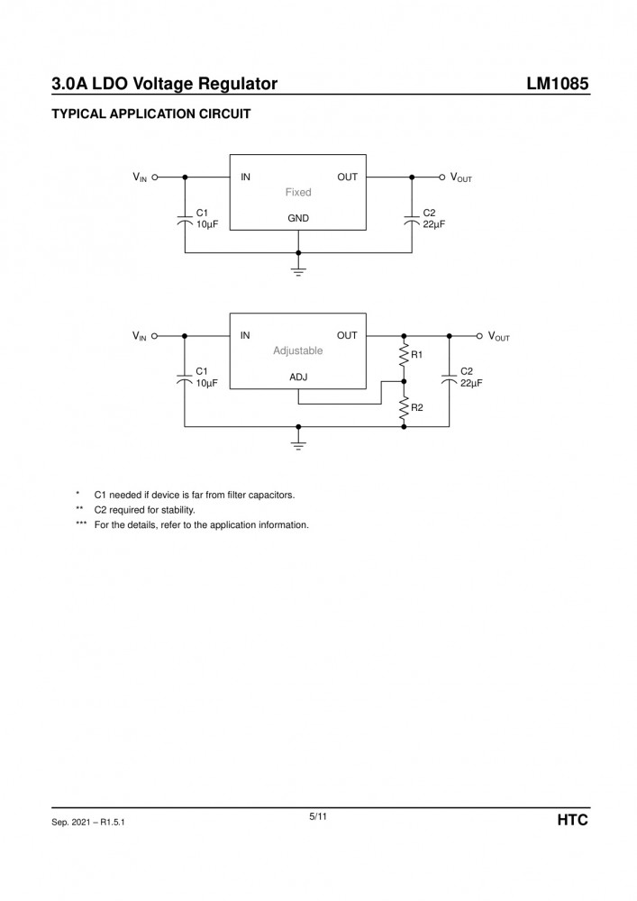 LM1085RS-ADJ datasheet page 5
