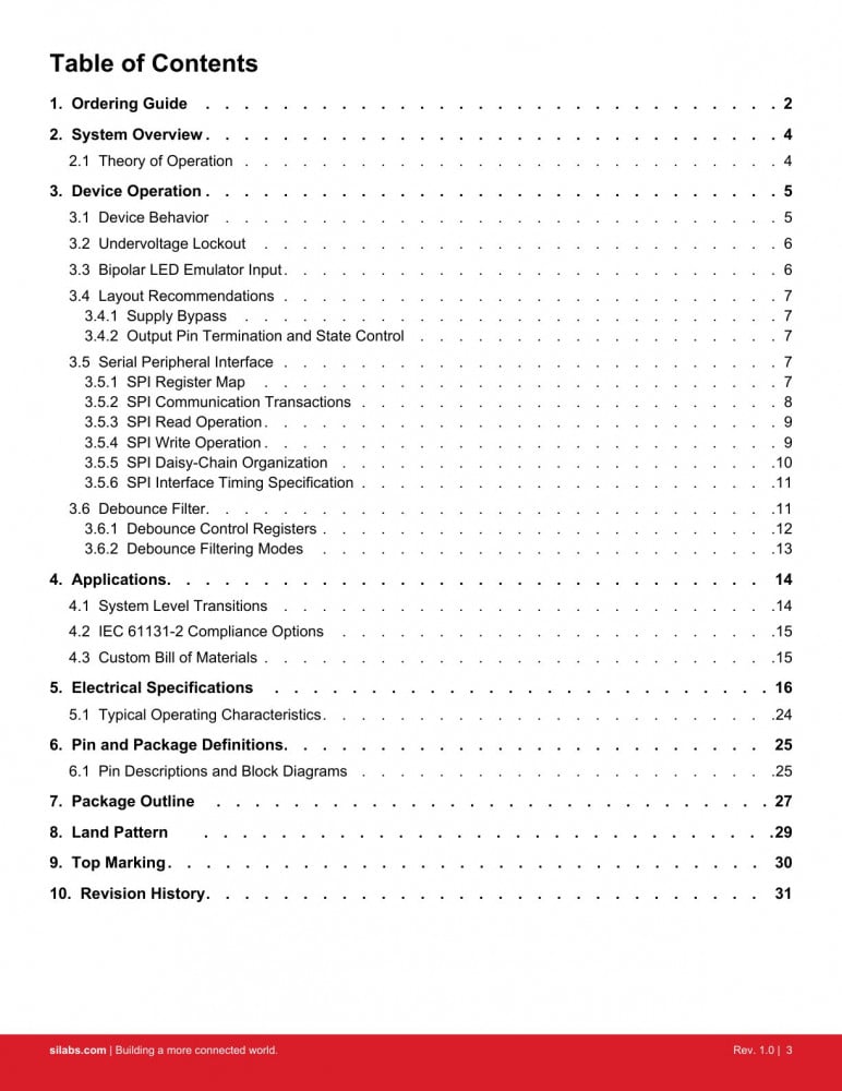 SI838x datasheet page 3