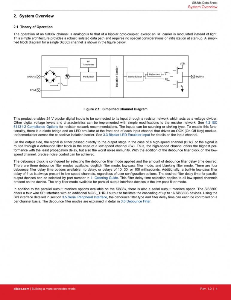 SI838x datasheet page 4