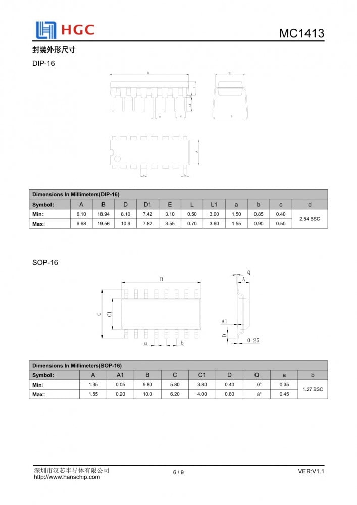 MC1413DRG datasheet page 6