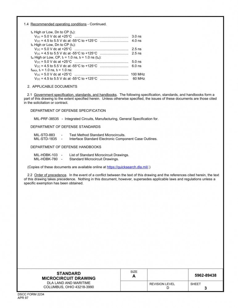 54F821/Q3A datasheet page 4