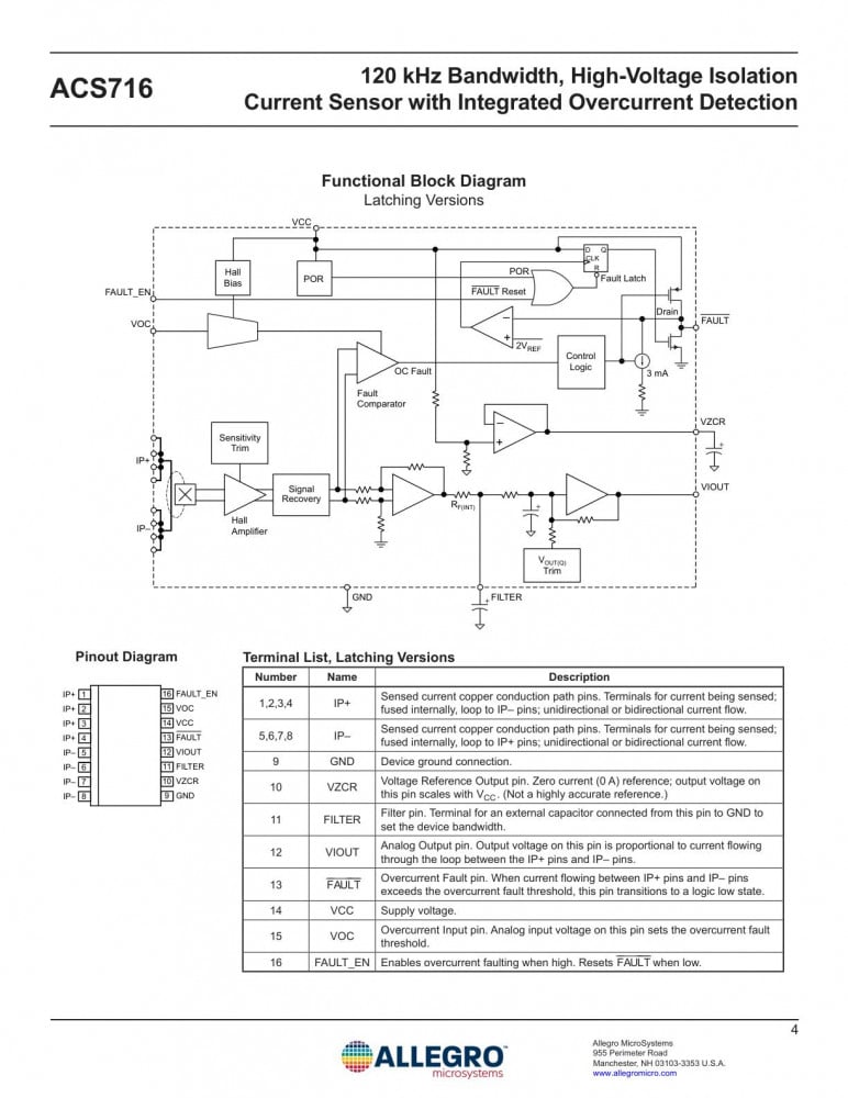 ACS716 datasheet page 4