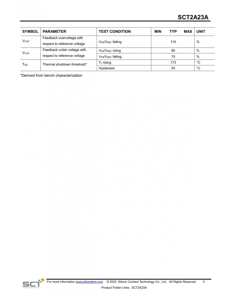 SCT2A23A datasheet page 5