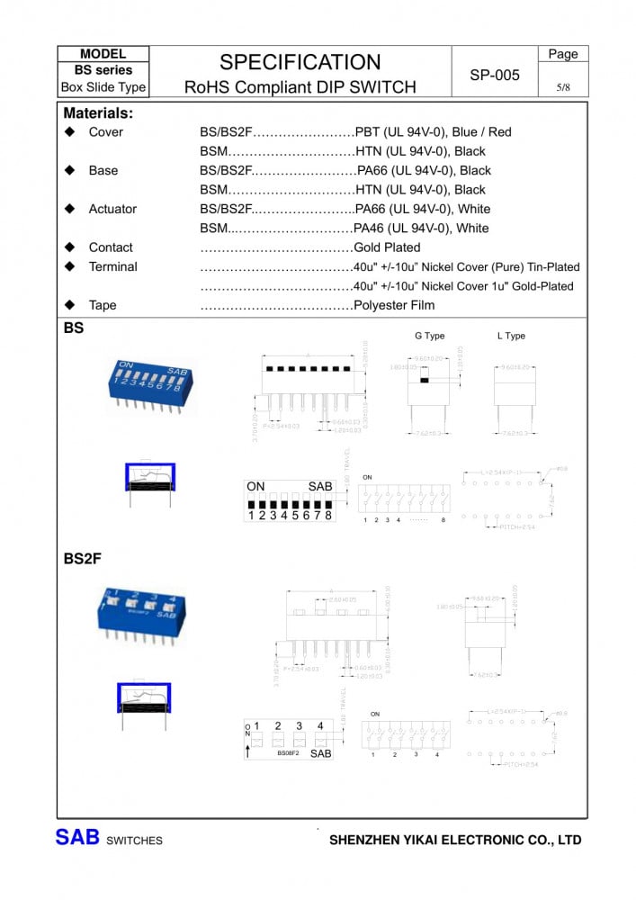 BIWIN BS series specification page 5