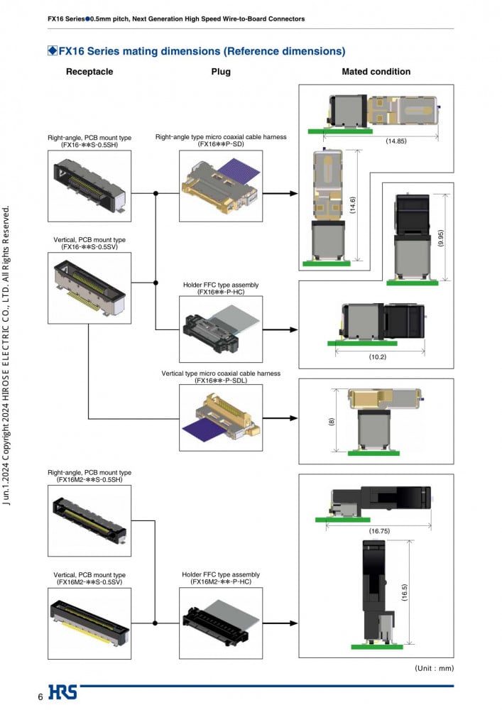 HRS FX16 datasheet page 6