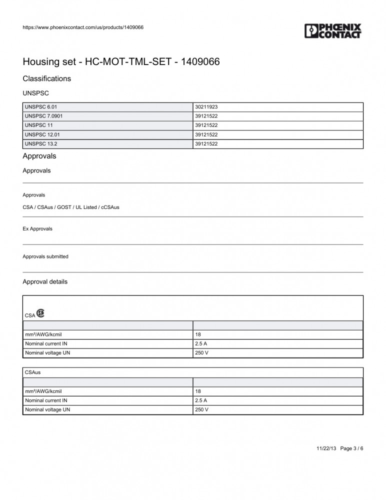 Phoenix Contact 1409066 technical document page 3