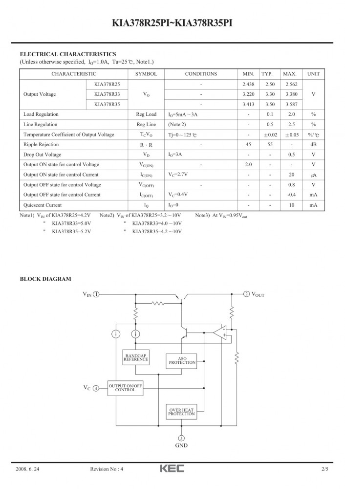 KIA378R33PI-U/P datasheet page 2