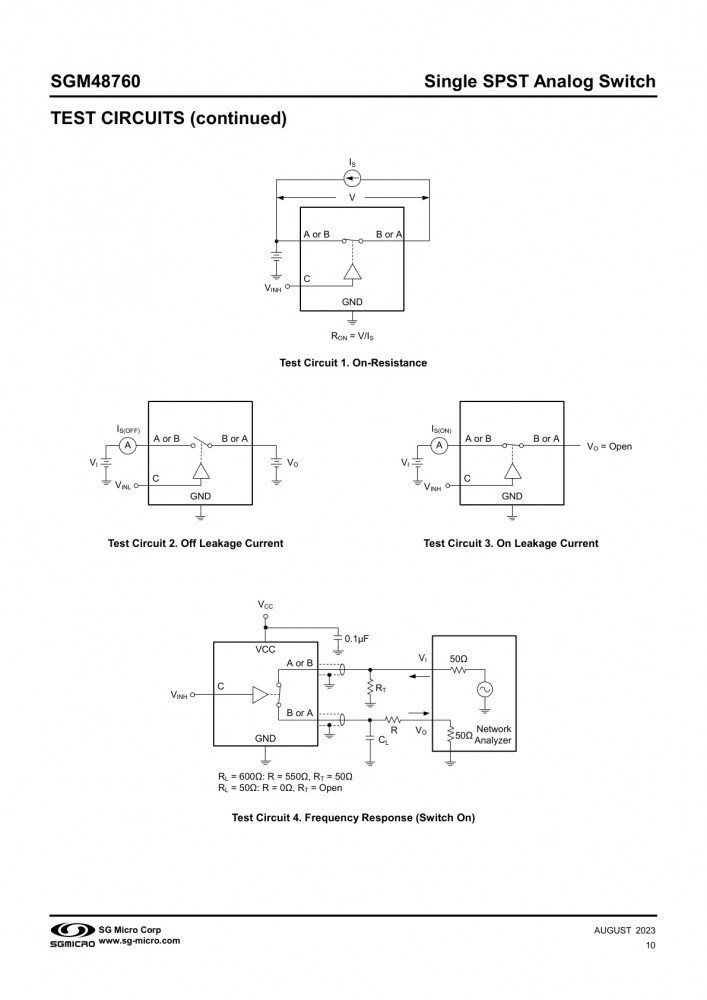 SGM48760 datasheet page 10